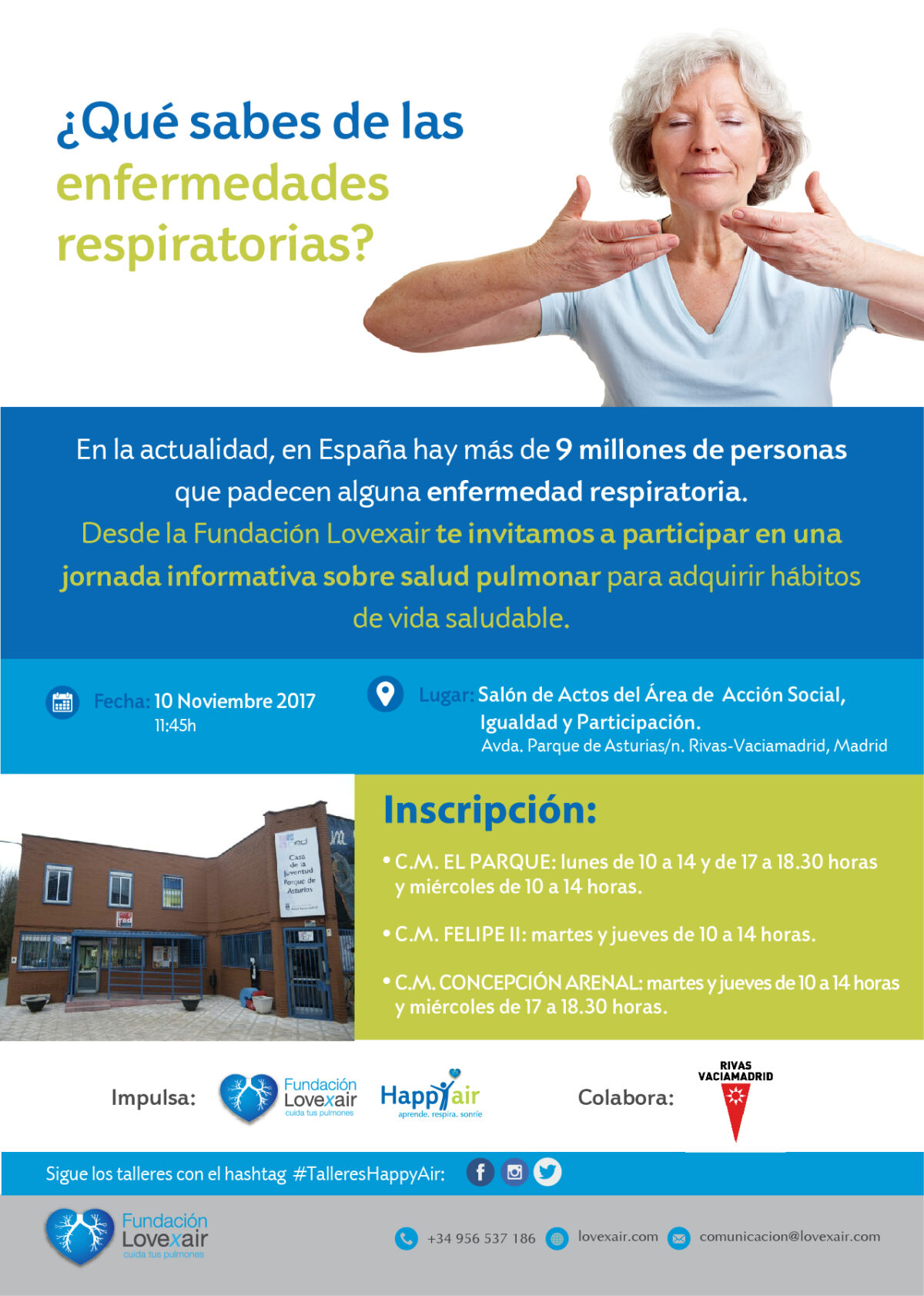 Jornada informativa sobre salud pulmonar - Happyair